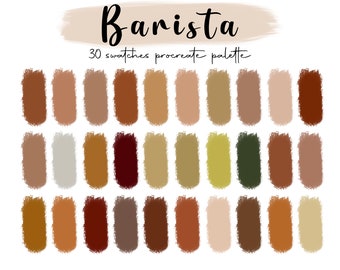 Barista Palette - Etsy