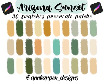 Arizona Color Palette - Etsy