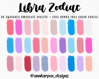 Libra Color Palette - Etsy