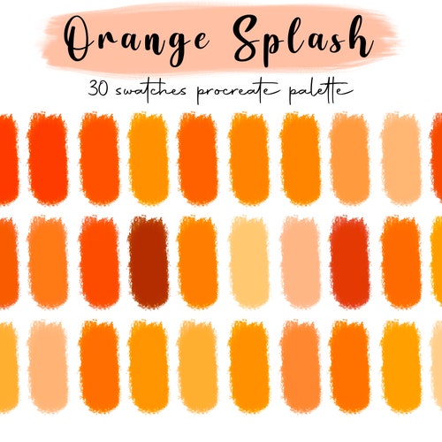 Highlighter Rainbow Procreate Palette 30 Colors Color - Etsy