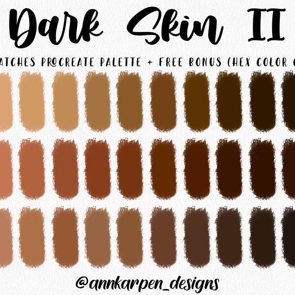 Skin Color Palette - Etsy