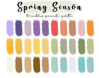 Soft Spring Palette - Etsy