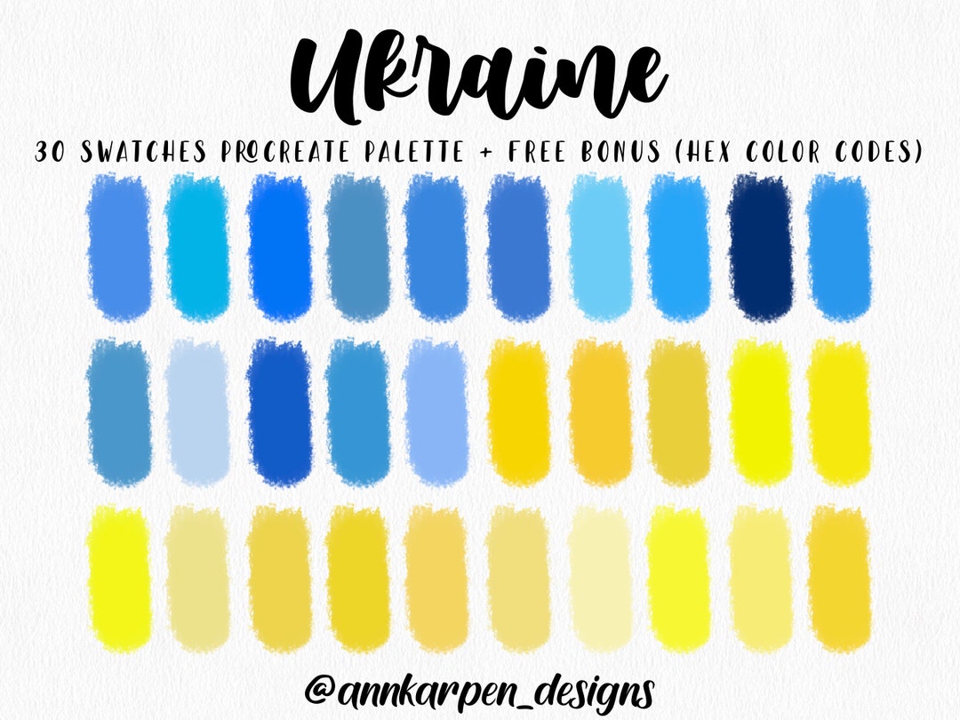 Blue Sapphire Procreate Palette, 30 HEX Color Codes, Instant Digital ... Blue Sapphire Procreate Palette, 30 HEX Color Codes, Instant Digital ...