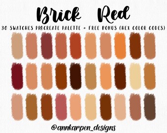 AnnKarpenDesigns - Procreate Color Palettes | Seamless Patterns - Etsy