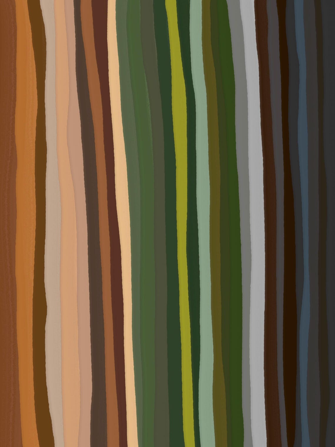 Wild Forest Procreate Color Palette: 30 Dark Moody Swatches (digital ...
