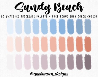 Sandy Blue Color - Etsy
