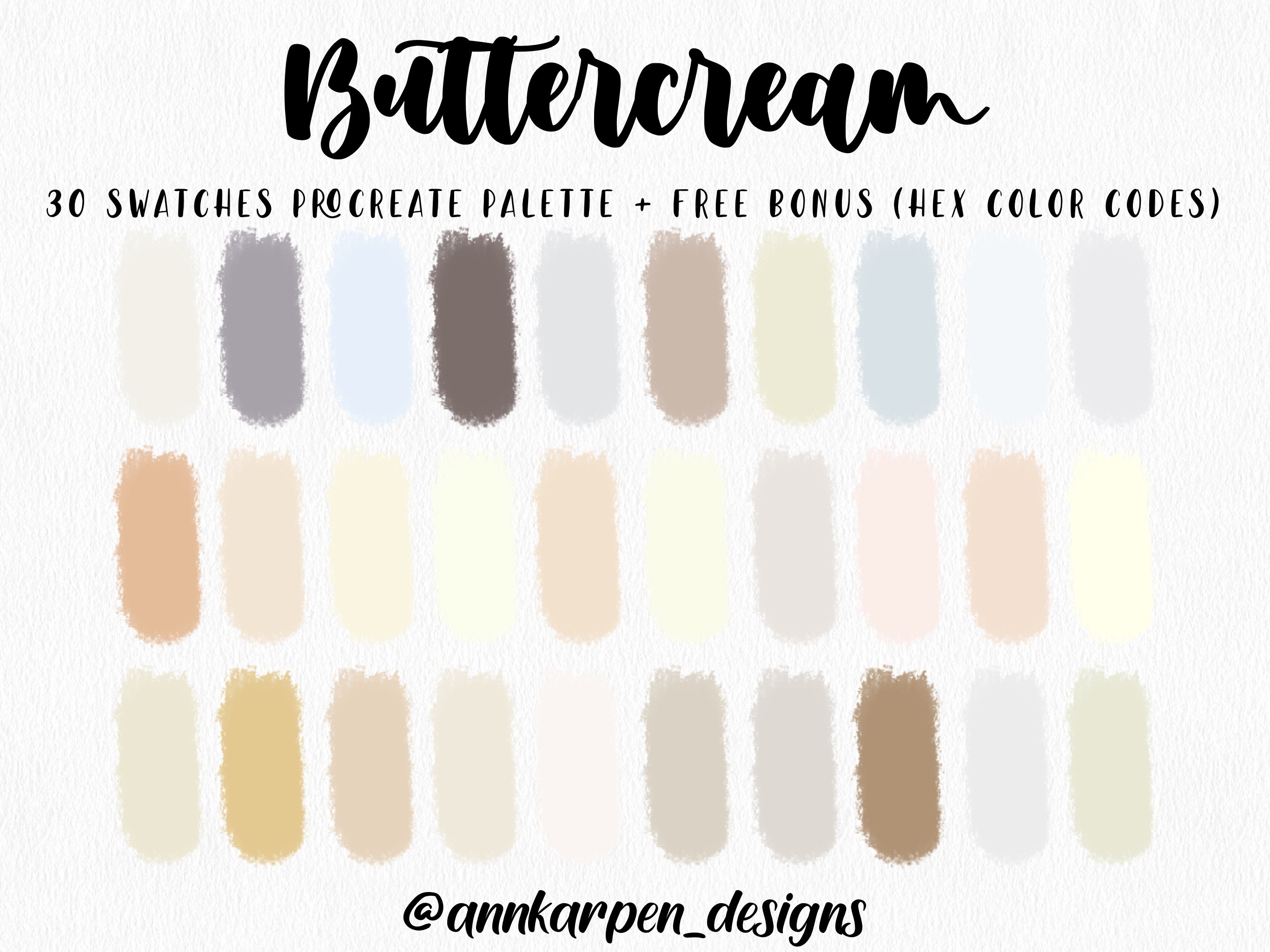 Colors That Go With Buttercream