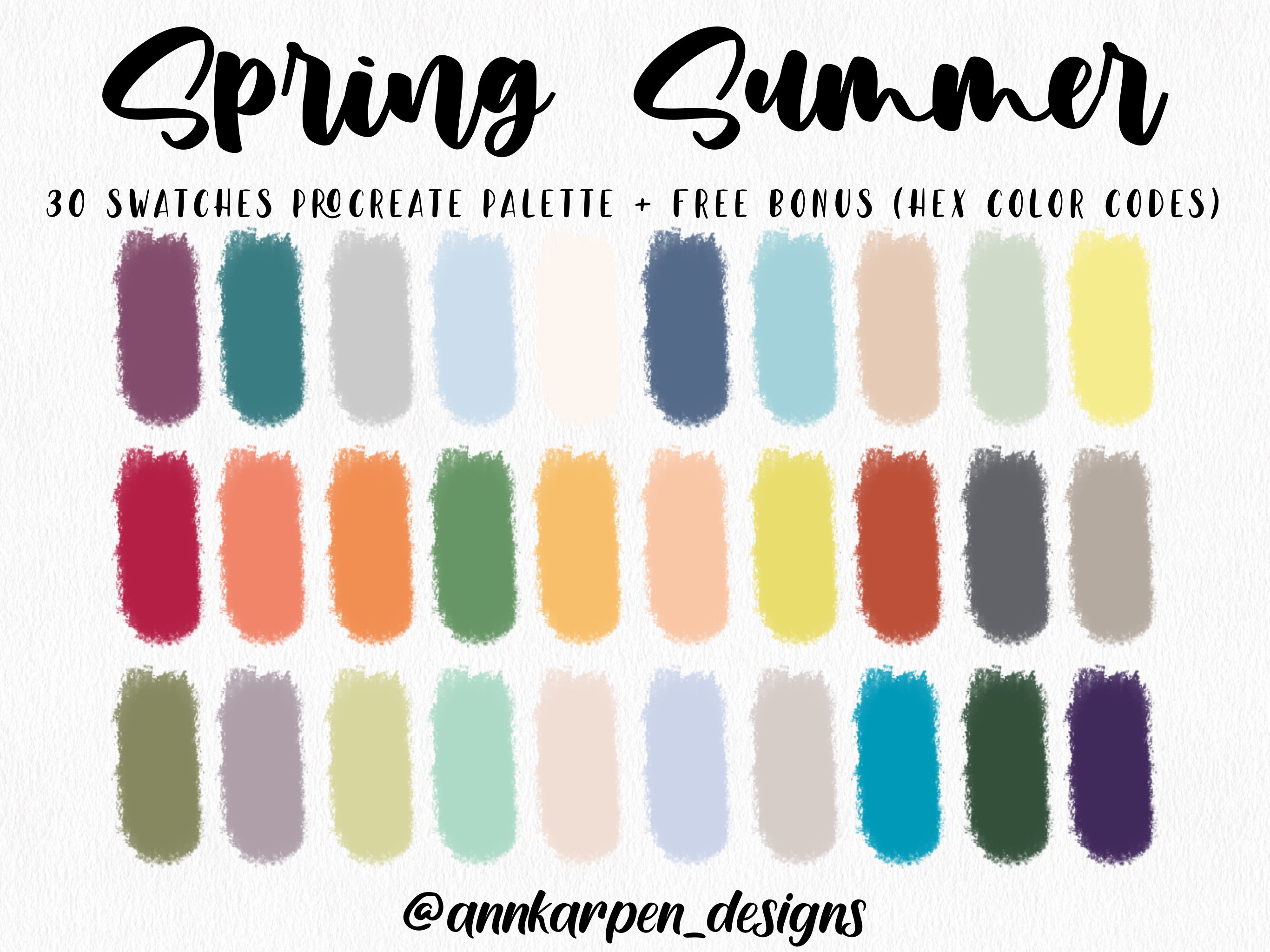 Spring Summer Color Palette