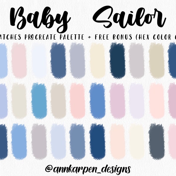 Sailor Color Palette - Etsy
