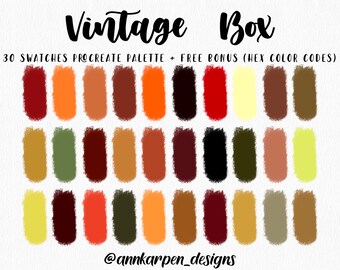 Vintage Earthy Color - Etsy