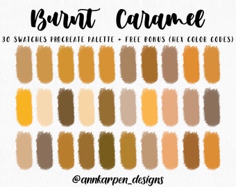 Burnt Orange Caramel - Etsy