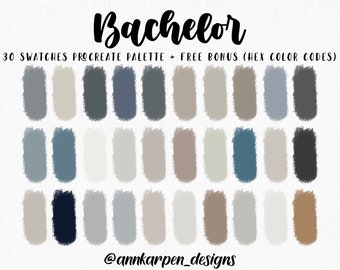 Procreate Color Palette Horse 2 Instant Download Digital File Color ...