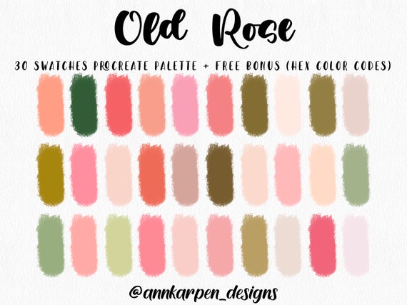 Pink Rose Color Swatch