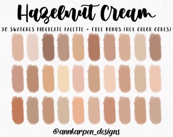 Warm Cream Color Palette - Etsy