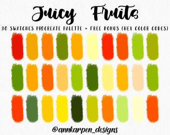 Nautical Procreate Palette 30 HEX Color Codes Instant - Etsy