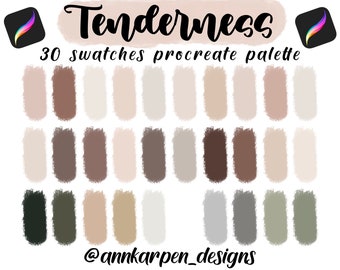 Tender Color Palette - Etsy