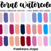 Sweet Plums Procreate Palette, 30 HEX Color Codes, Instant Digital ...
