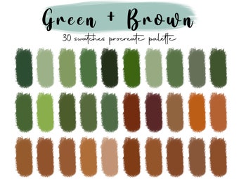 Forest Color Palette | Etsy