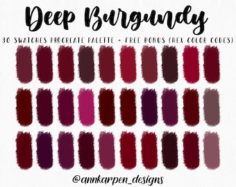 Red Burgundy Color - Etsy
