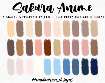 Sakura Color Palette - Etsy
