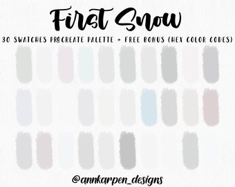 First Snow Palette - Etsy
