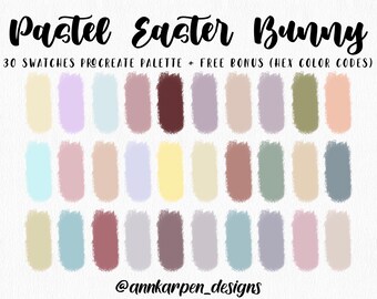 Mother's Day Procreate Palette, 30 HEX Color Codes, Instant Digital ...