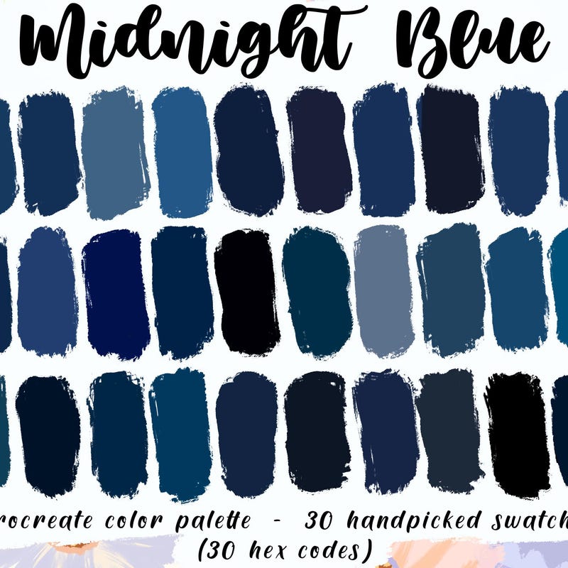Indigo Midnight Blue - Etsy