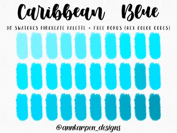 Sky Blue Color Chart
