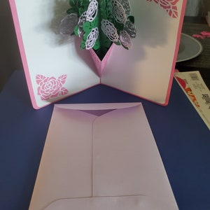 Flower Bouquet Pop up Card - Etsy