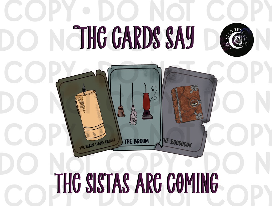 The Sistas Are Coming Tarot Cards PNG - Etsy