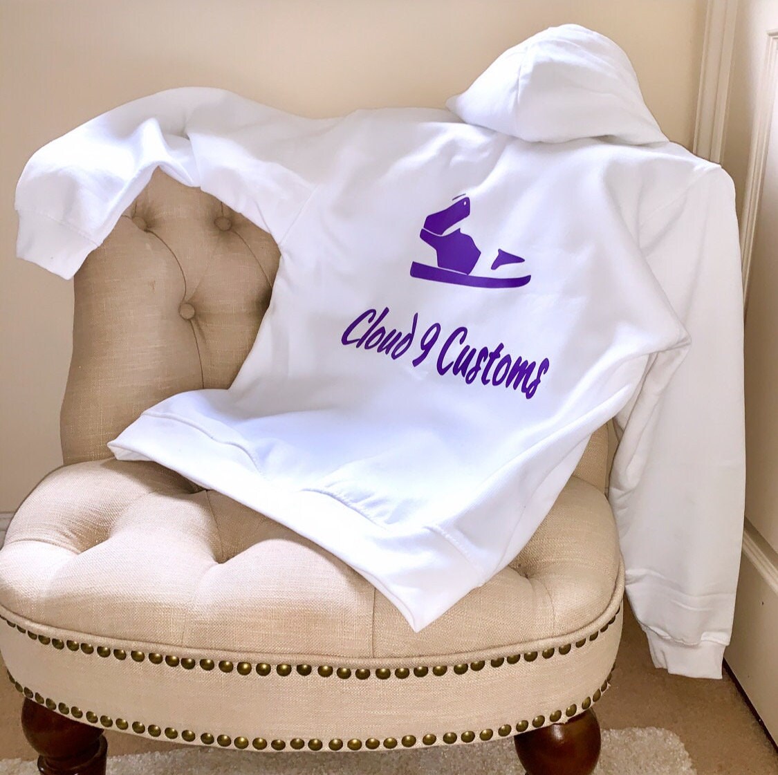 Custom Printed Hoodie Front & Back - Etsy