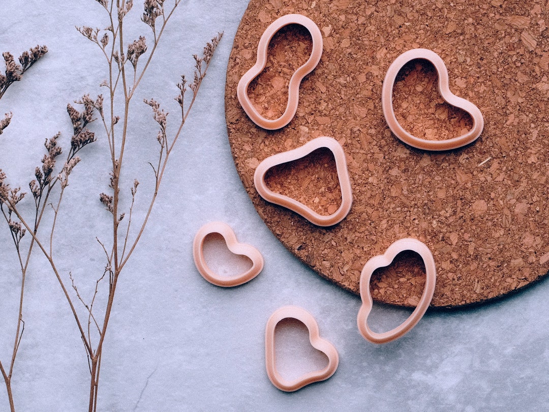 Organic Shape Polymer Clay Cutters Set / Natural Bundle / Clay Tools - Etsy