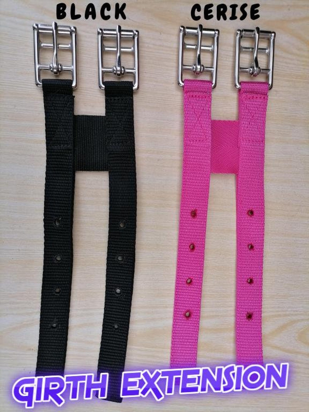 GIRTH EXTENSION Webbing Web Add Holes to Your Girth - Etsy
