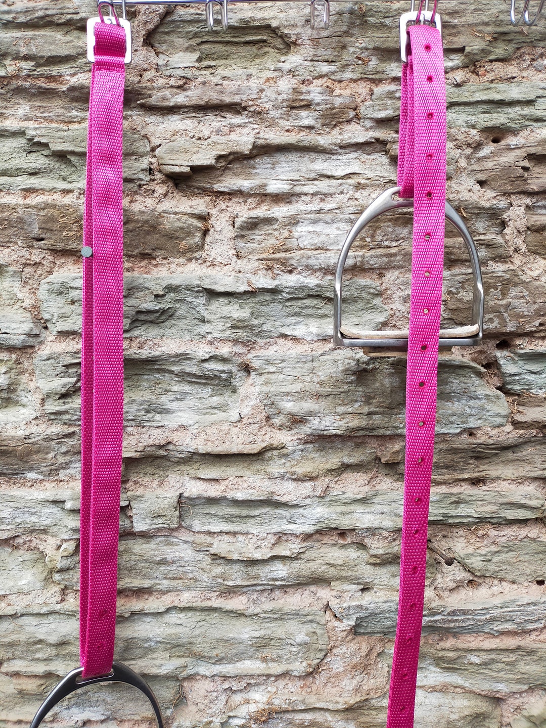 48" STIRRUP Leathers LOTS of HOLES Webbing 1" Wide for Children and ...