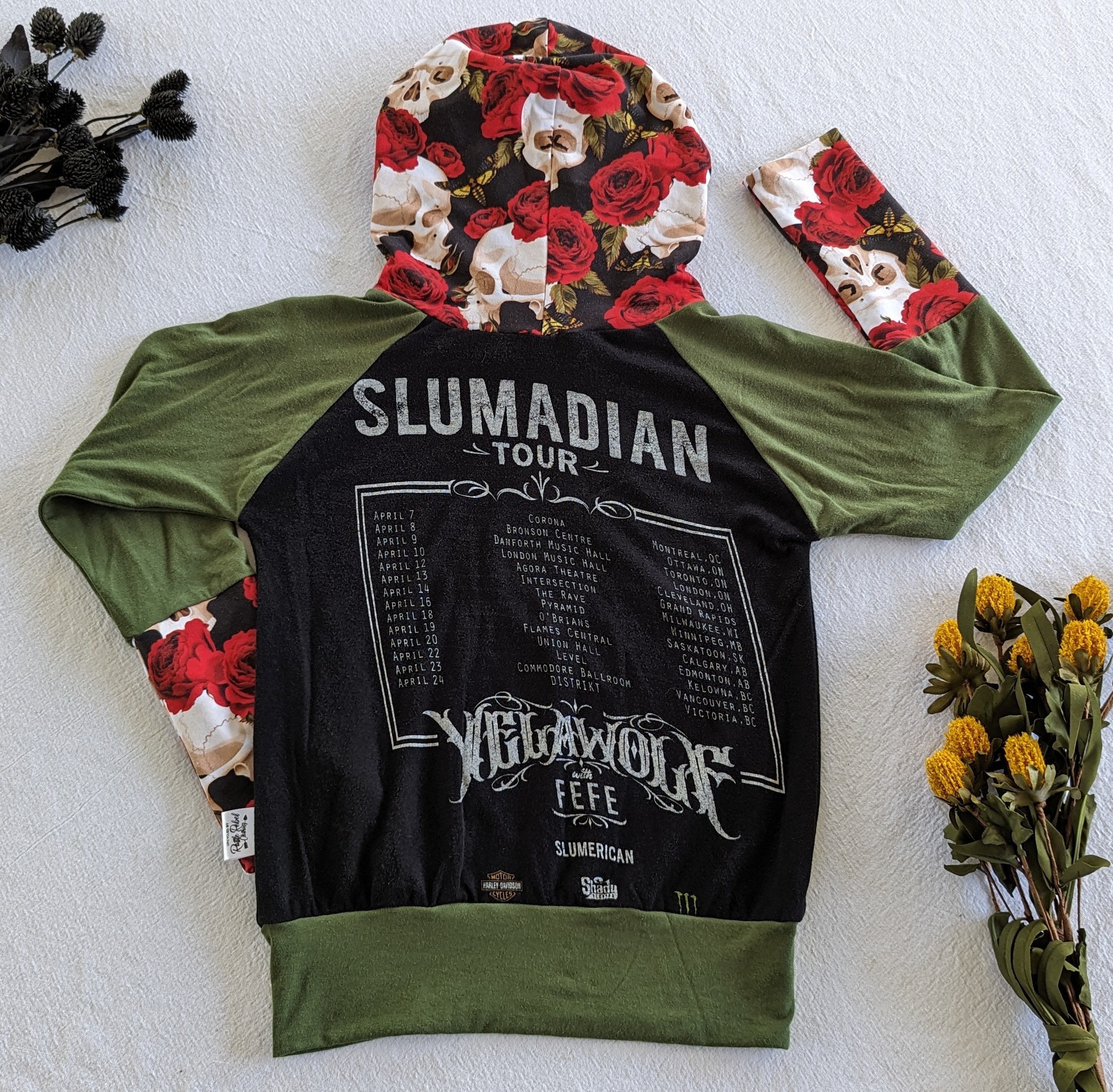 6-9 Year Yelawolf With Fefe Grow With Me Children's Hoodie Upcycled ...