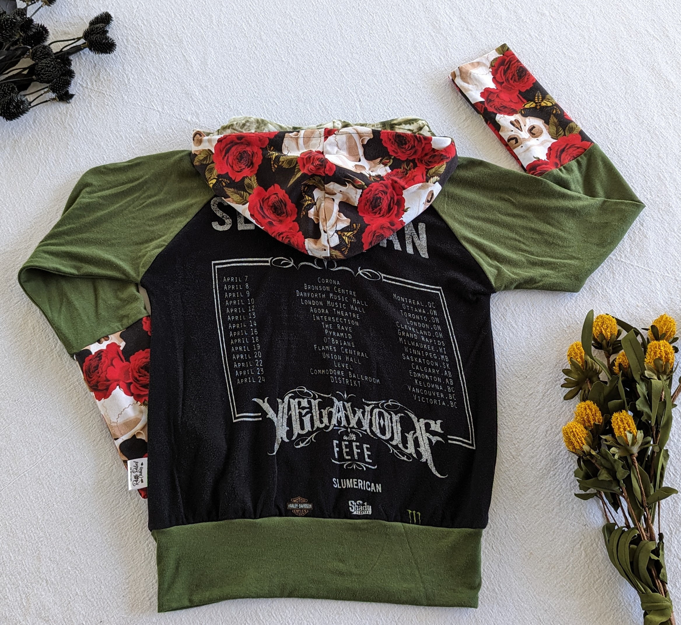 6-9 Year Yelawolf With Fefe Grow With Me Children's Hoodie Upcycled ...