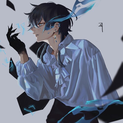 Vanitas of the Blue Moon 4x6 Mini Art Print - Etsy