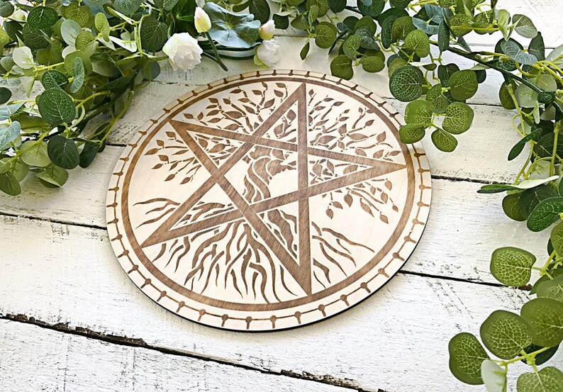Crystal Energy Grid - Pentacle Tree of Life Design for Manifestation ...