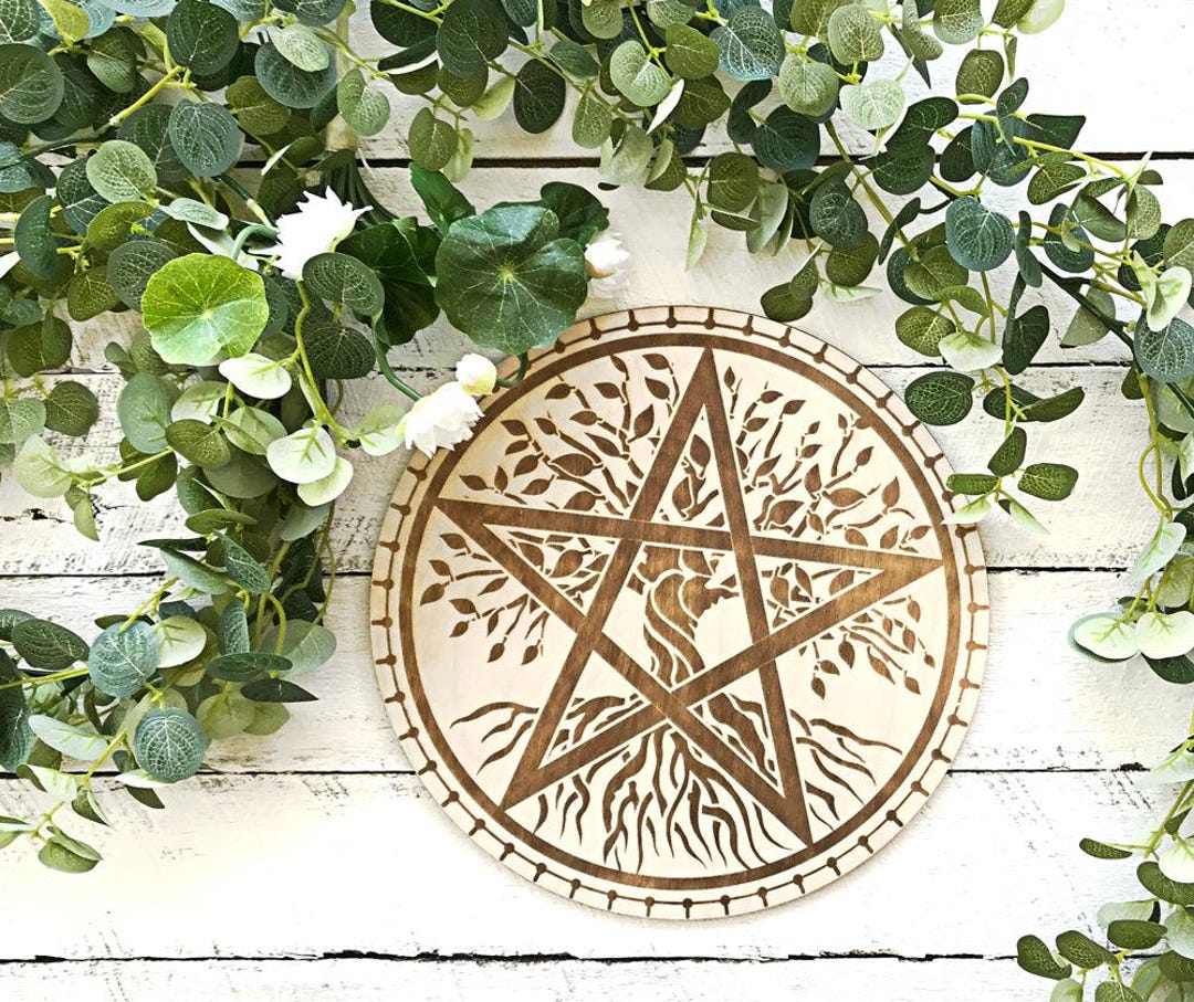 Crystal Energy Grid - Pentacle Tree of Life Design for Manifestation ...