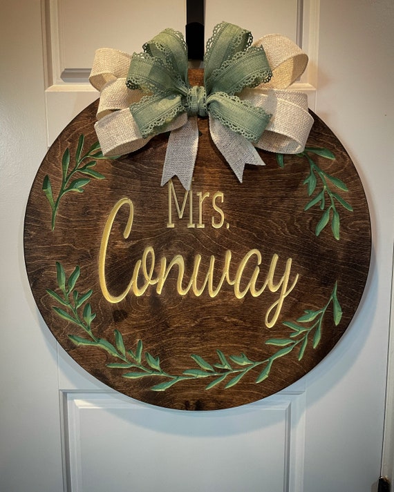 Customized Classroom Door Hanger / Teacher Gift / Classroom - Etsy