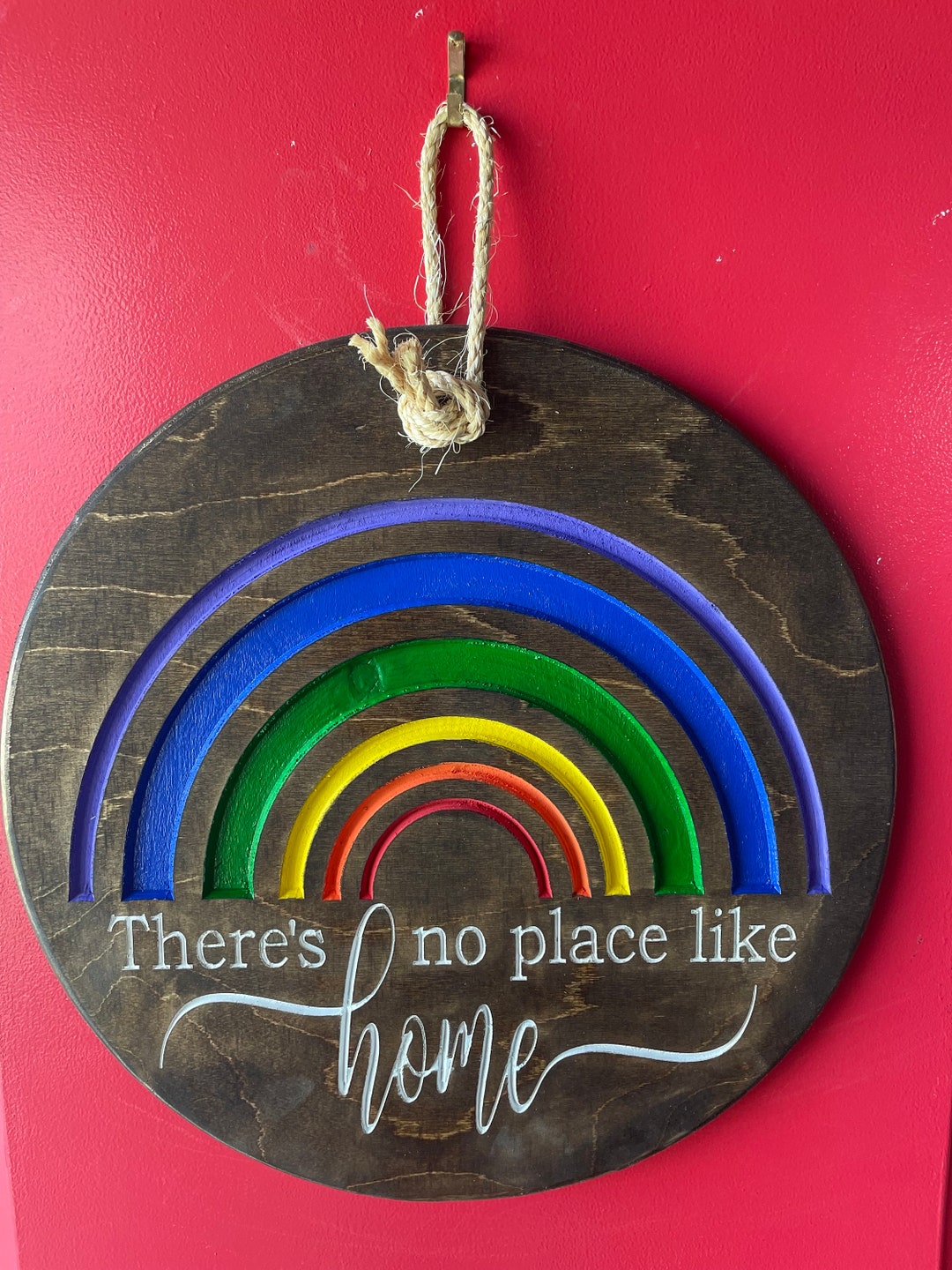 Rainbow Door Decor / Rainbow Wreath / Rainbow / Wizard of Oz / Rainbow ...