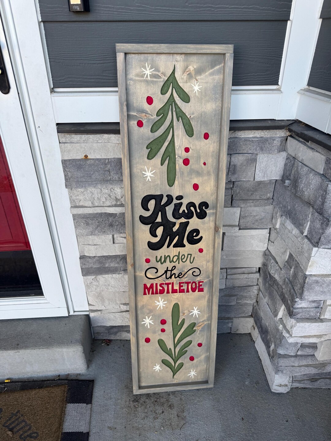 Autumn Porch Sign / Fall Porch Sign / Christmas Porch Sign / Santa ...