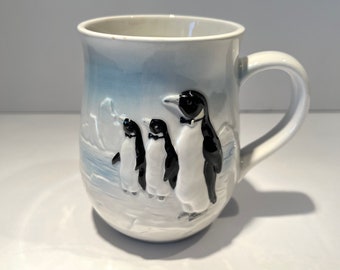 Penguin Mug Penguin Gifts Penguin Print / Penguin Art Mug / - Etsy
