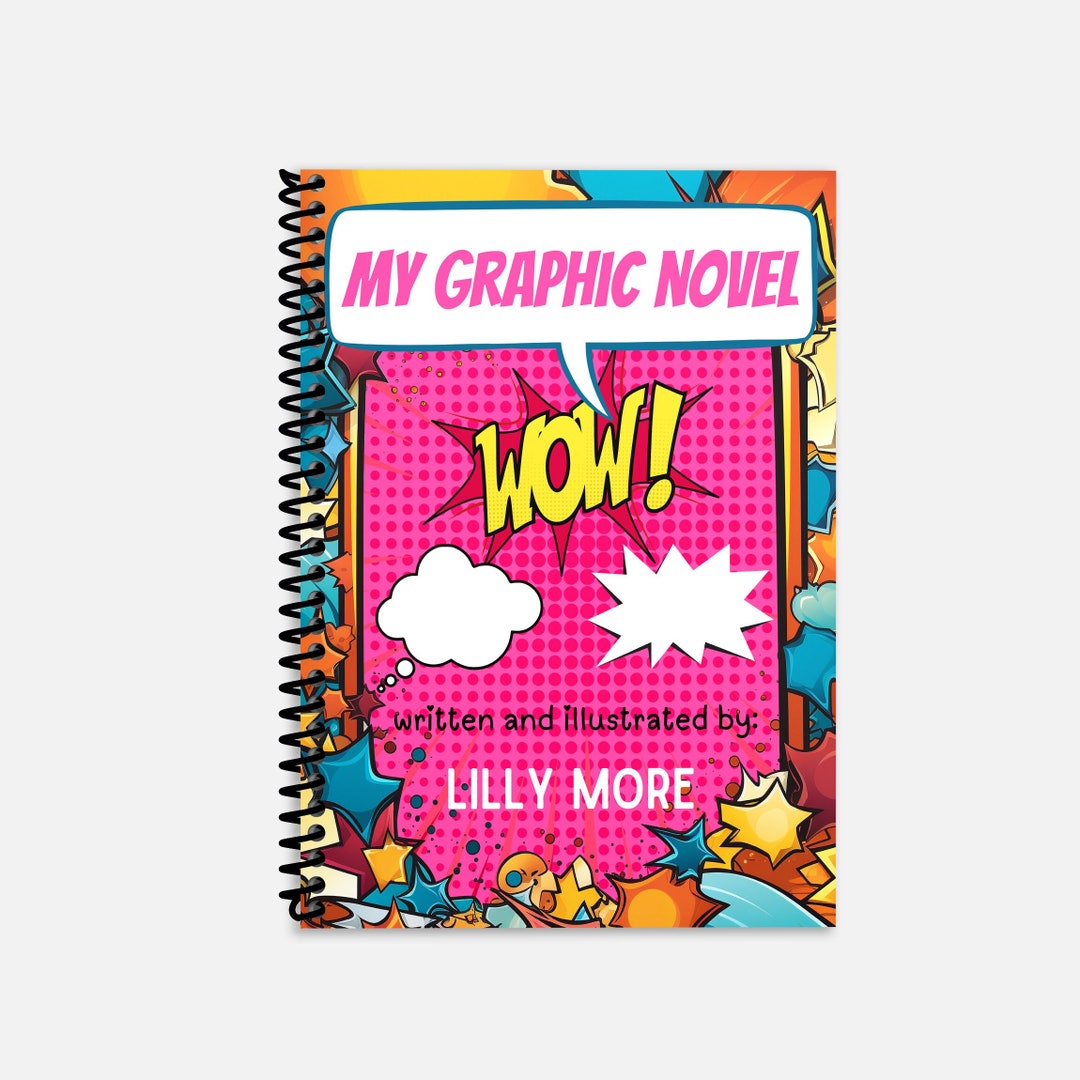 Custom Comic Book Personalized Cover Art Journal Manga Sketchbook ...