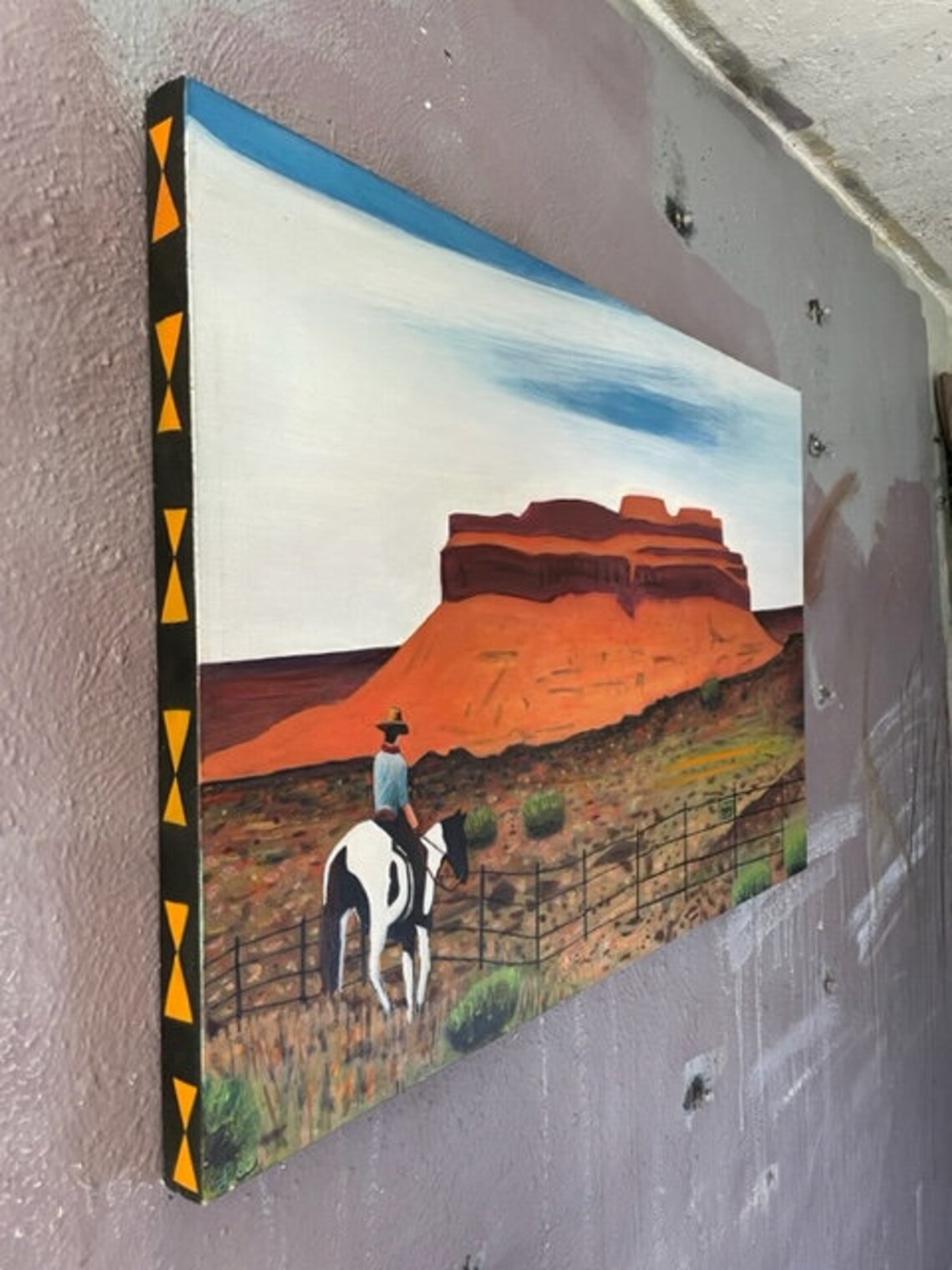 FOR SALE - Contemporary Western Art Piece - Etsy