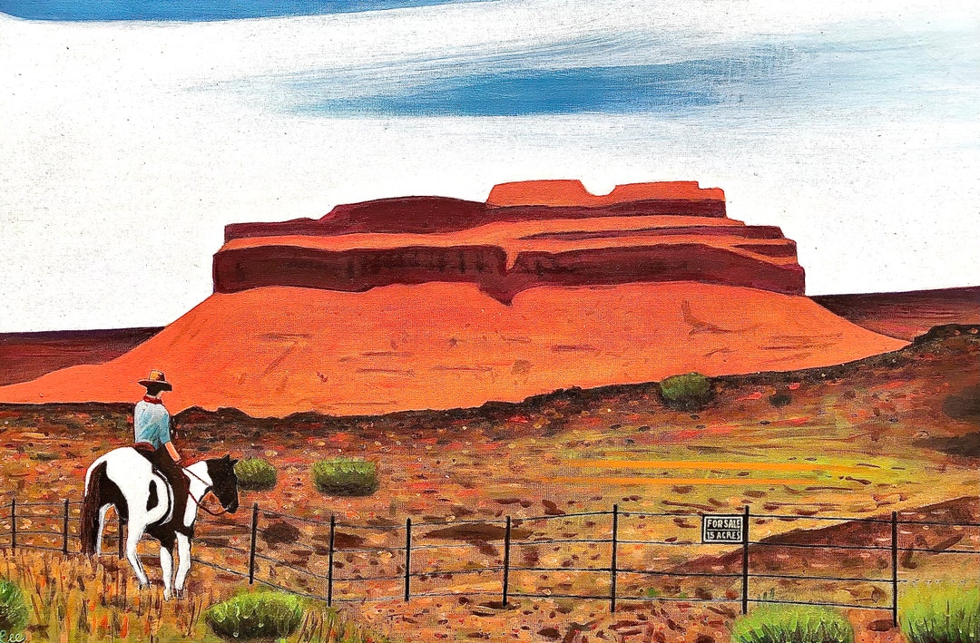 FOR SALE - Contemporary Western Art Piece - Etsy