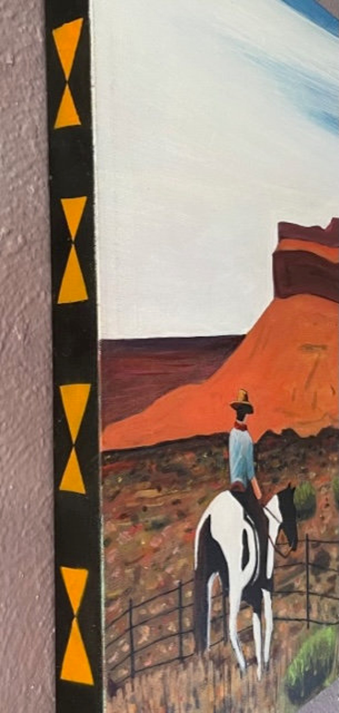 FOR SALE - Contemporary Western Art Piece - Etsy