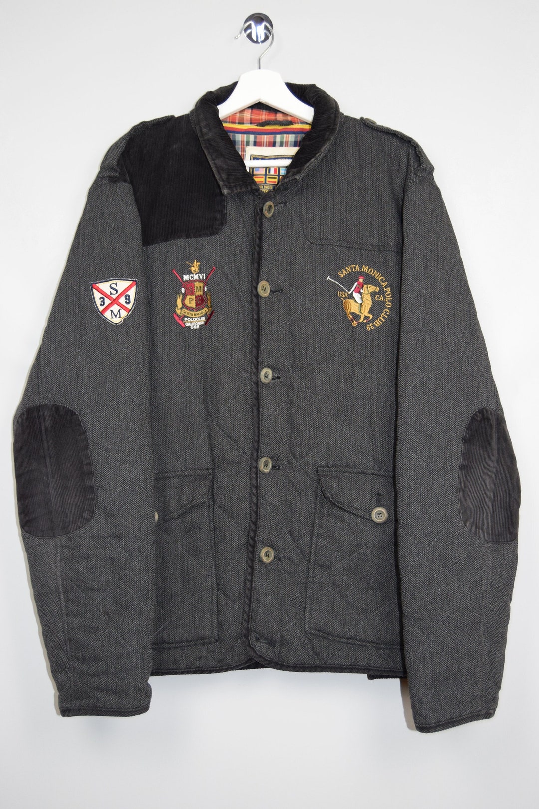 Santa Monica Polo Club Jacket - Etsy