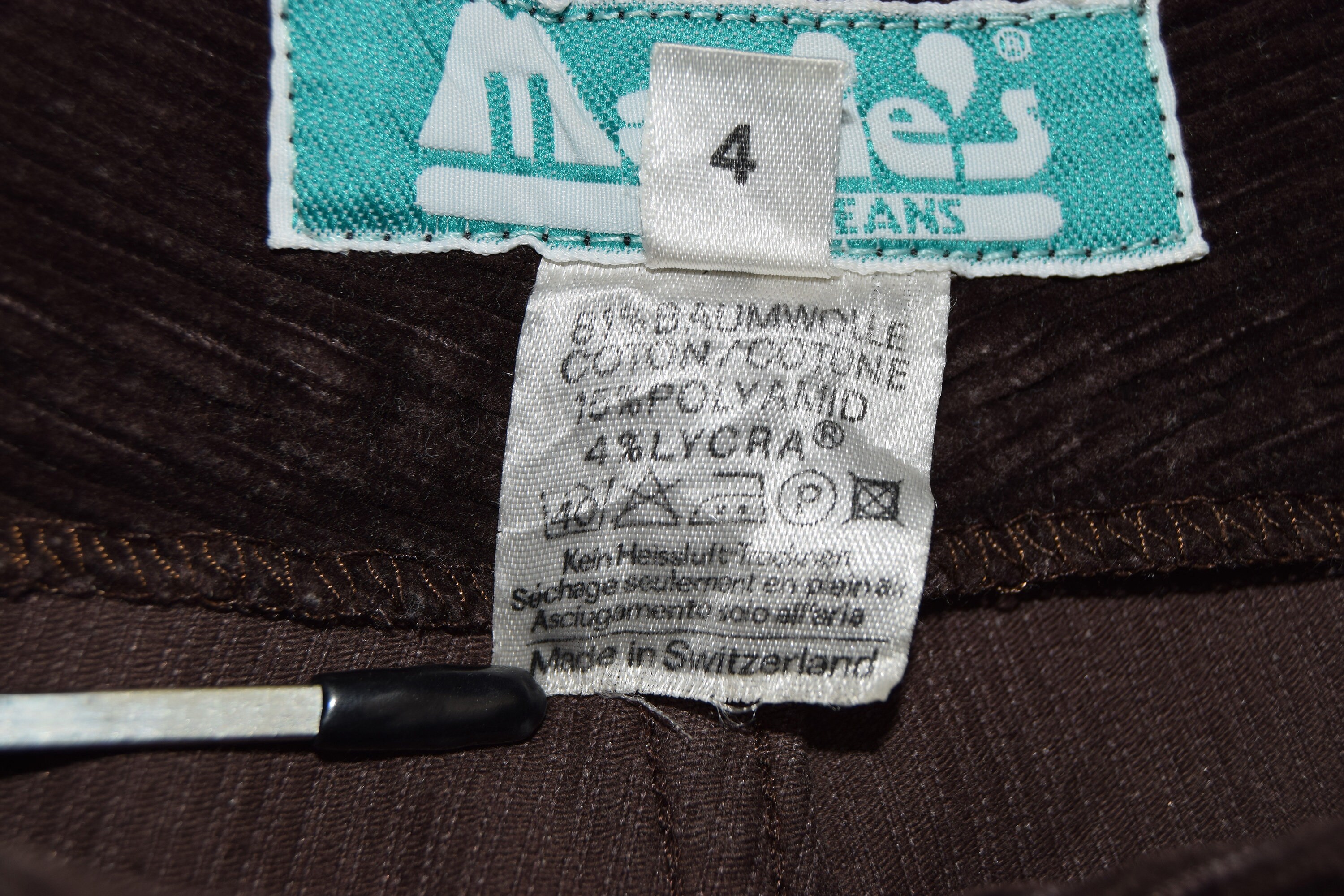 Vintage Madie's Corduroy Pants / Made in Switzerland - Etsy