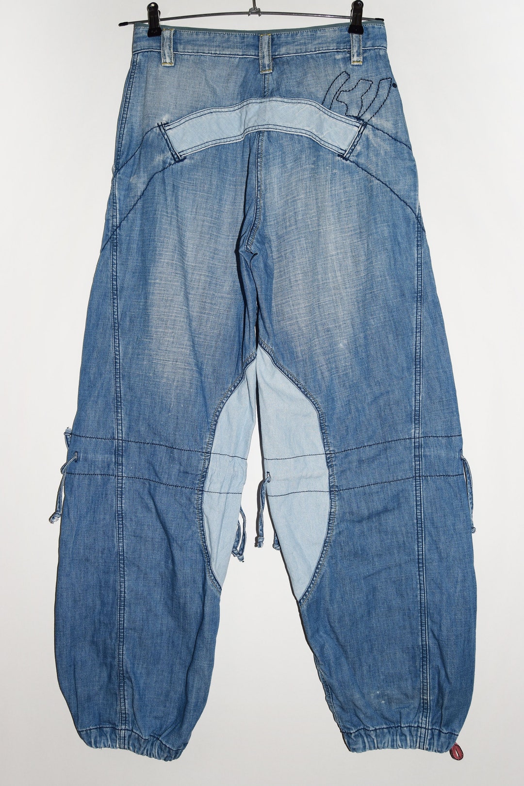 Fun Pants Relaxed Jeans Made in Italy - Baggy Hip Hop Style - Perfect ...